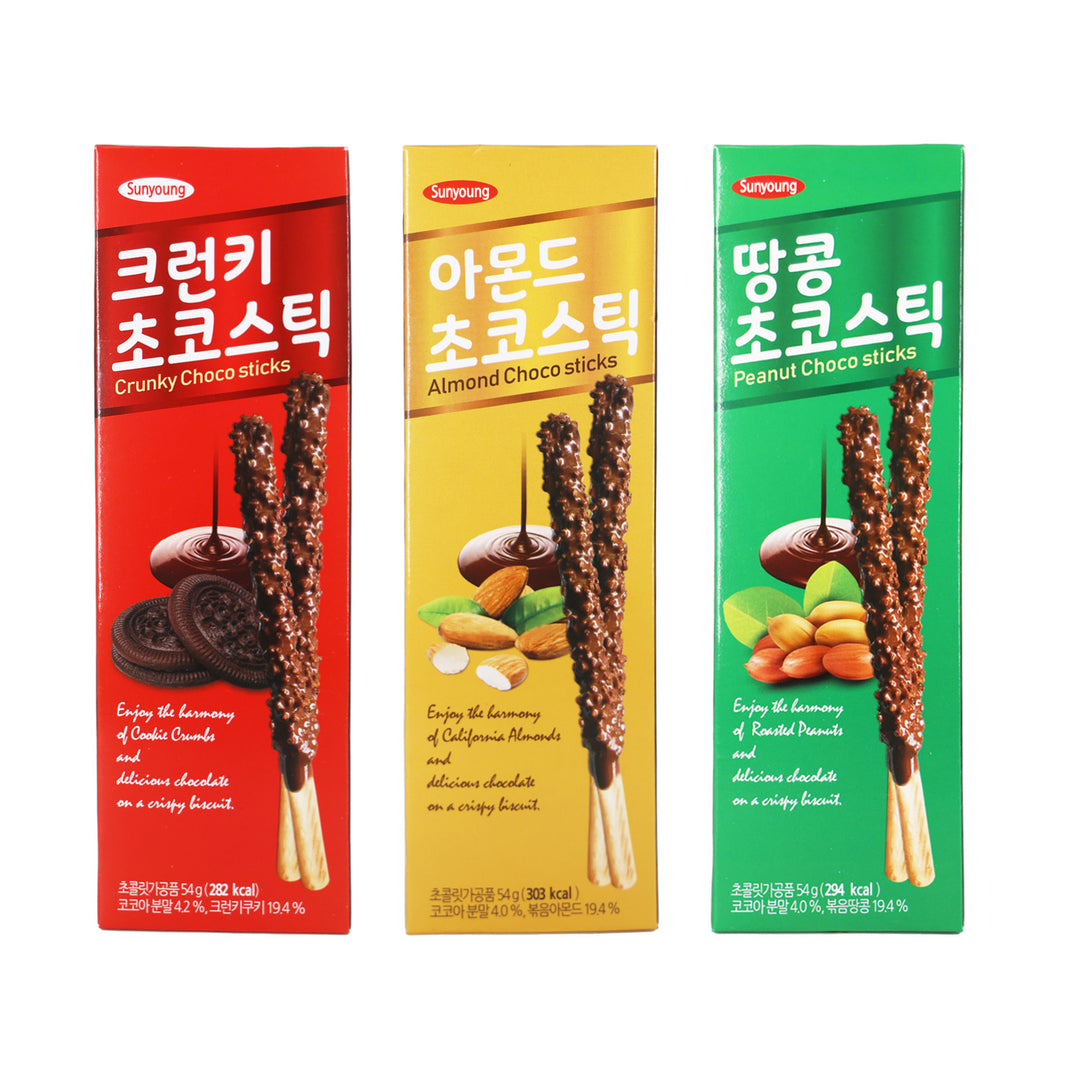 Sunyoung Crunky Choco Sticks - 54g – Mochikim